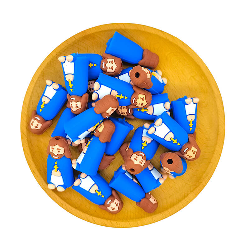 3D Blue Cloak King Silicone Focal Beads - JUZEA – Premium Beads ...