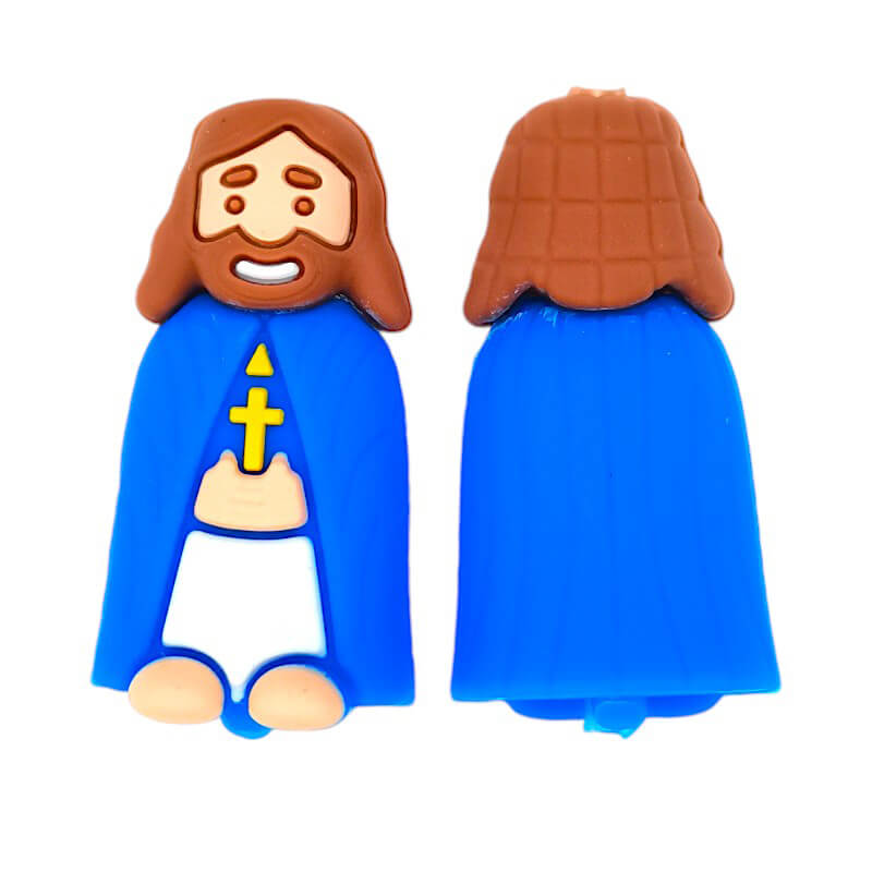 3D Blue Cloak King Silicone Focal Beads - JUZEA – Premium Beads ...